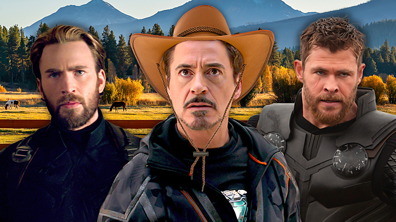 AI Reimagines Marvel & DC Superhero Actors As Cowboys & It's A Gosh ...