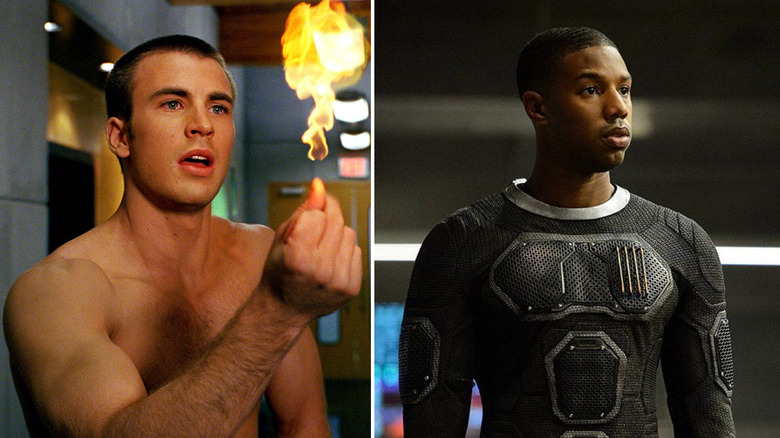 How Chris Evans Really Feels About Michael B Jordan Playing Johnny Storm