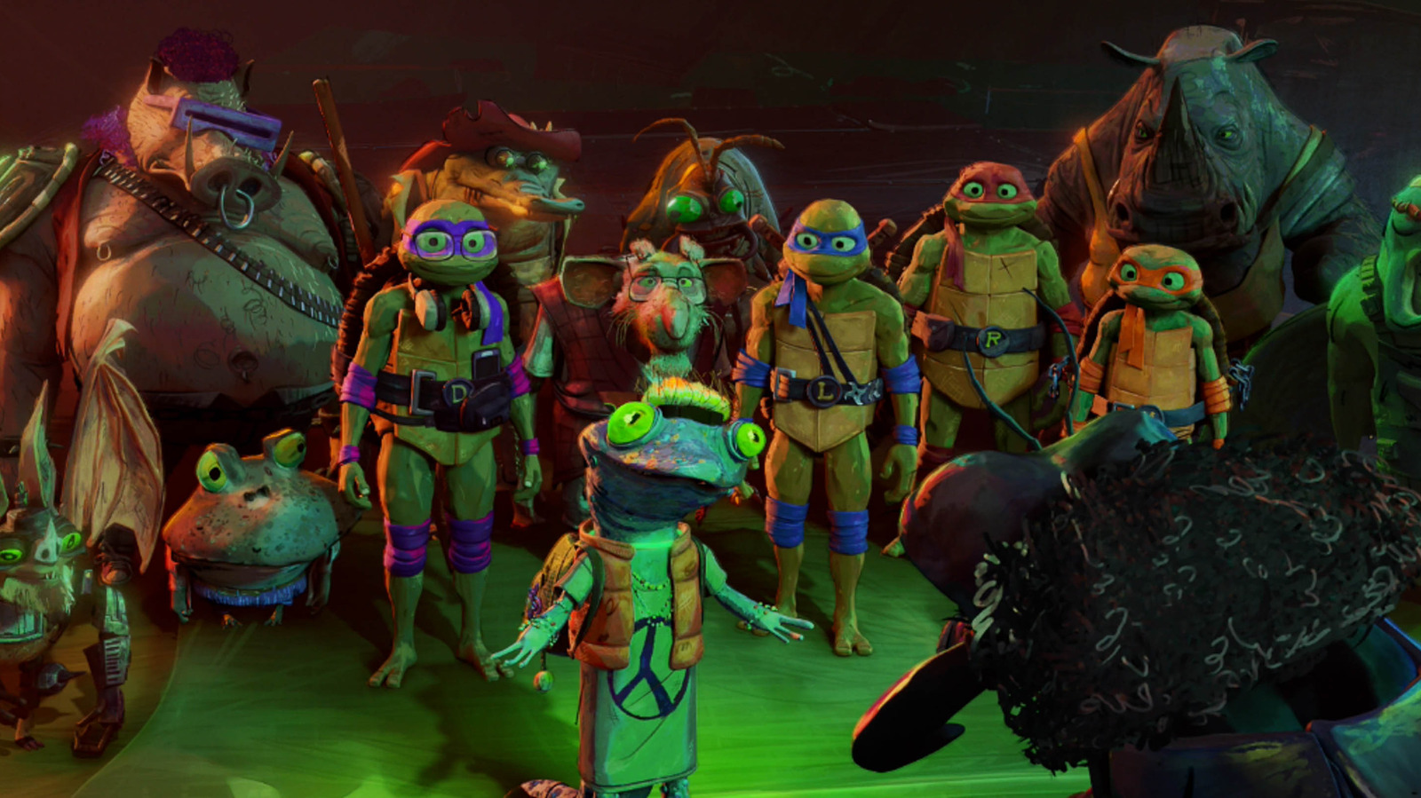 One Of TMNT: Mutant Mayhem's Best Easter Eggs Was A Crunch-Time Seth Rogen Suggestion
