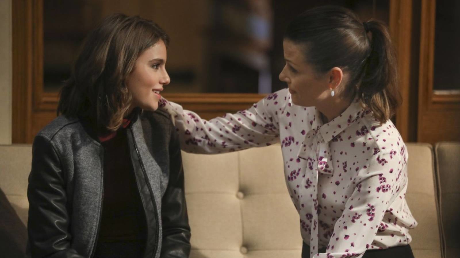 The Blue Bloods Scene That Instantly Bonded Sami Gayle And Bridget Moynahan