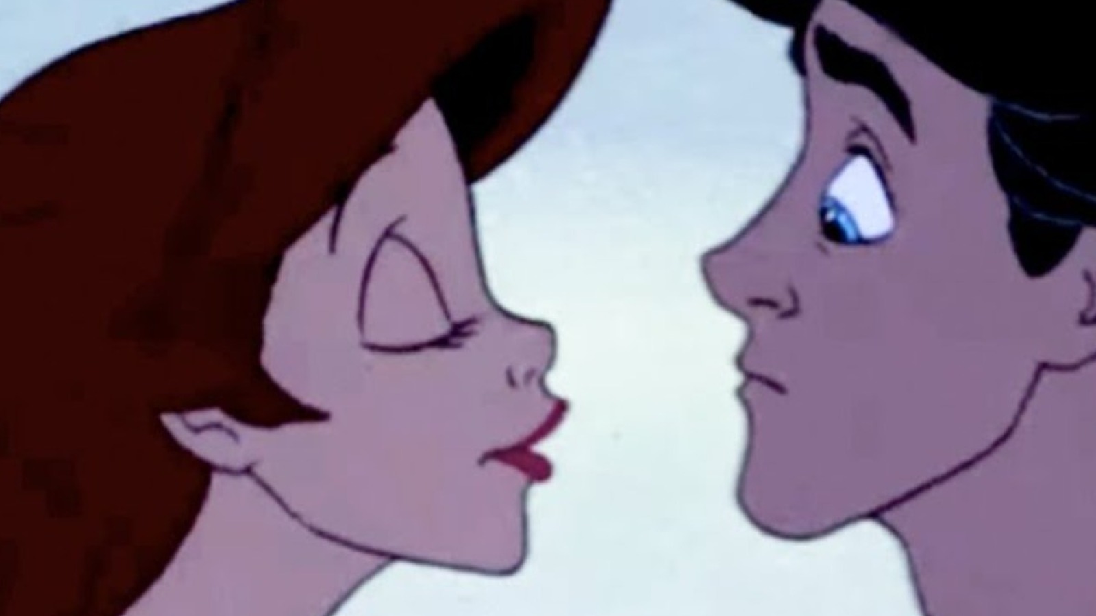 The Little Mermaid Ariel And Eric Kiss