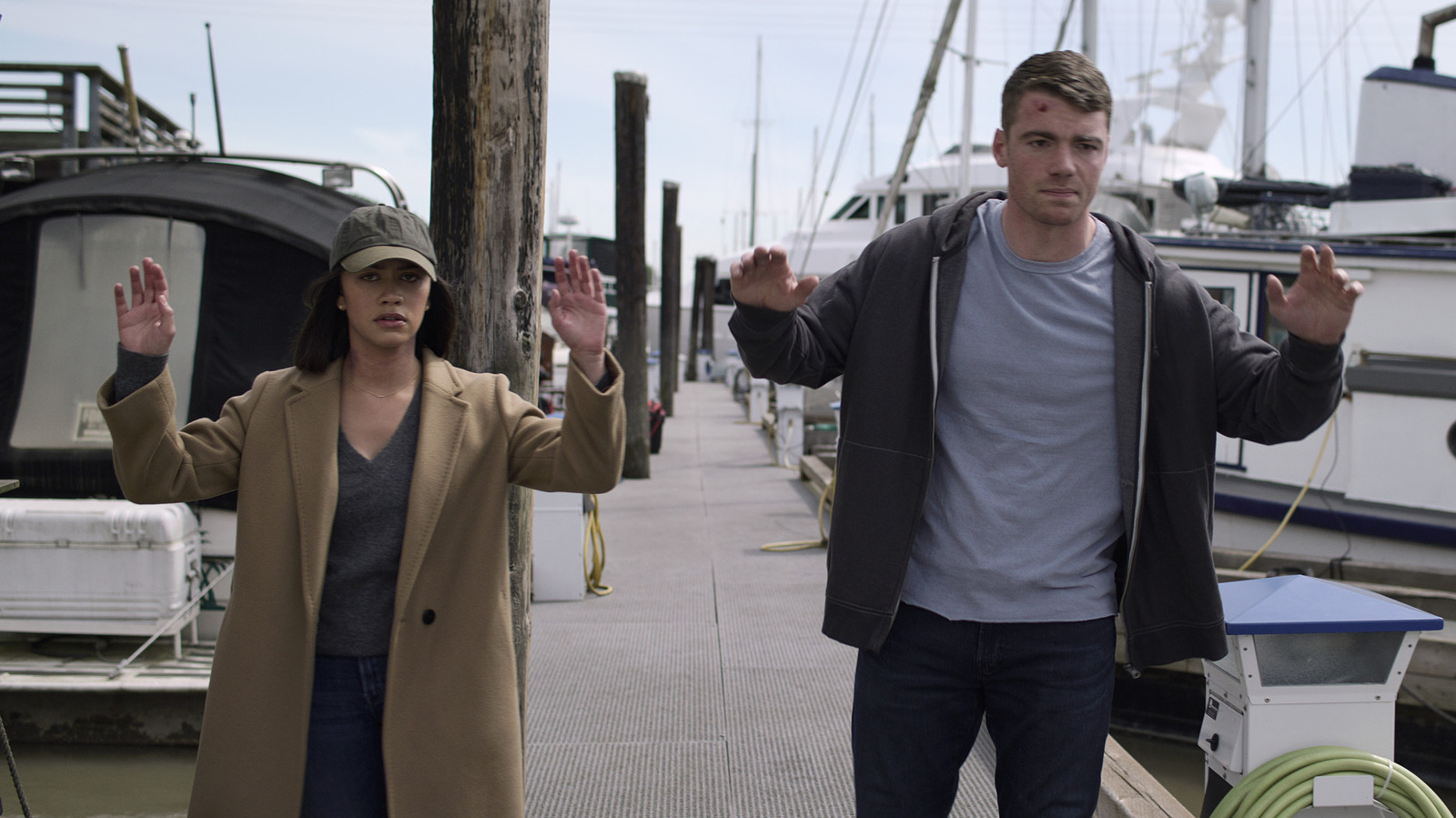 The Night Agent: Peter & Rose's Chemistry All Started With A Bungee Jump