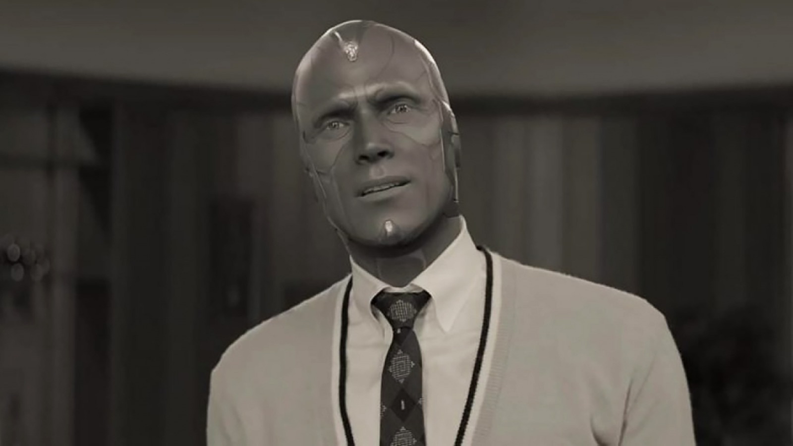 The Reason Vision Was Painted Blue To Film WandaVision