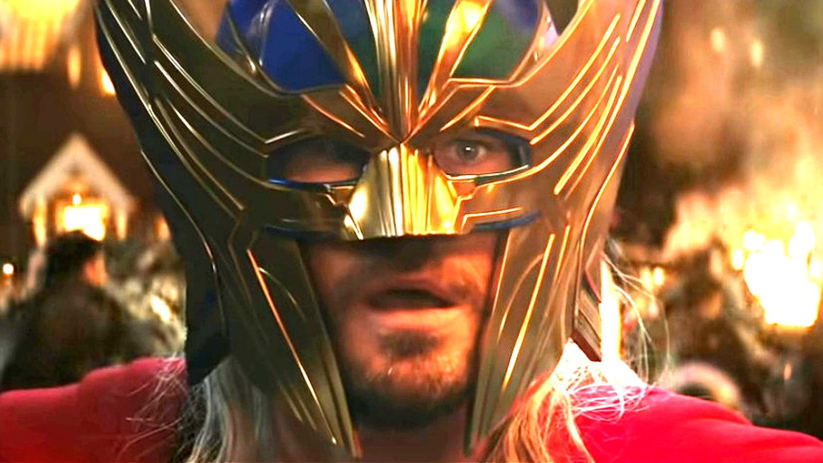 Thor Movie Helmet Scene