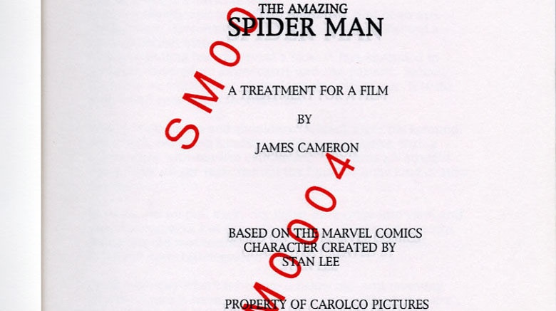 Why James Cameron's Spider-Man Never Got Made