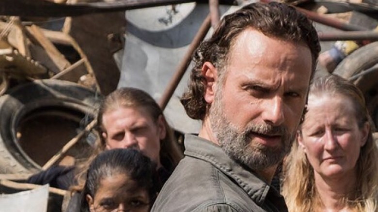 Rick Meets Someone New In The Walking Dead Promo Image