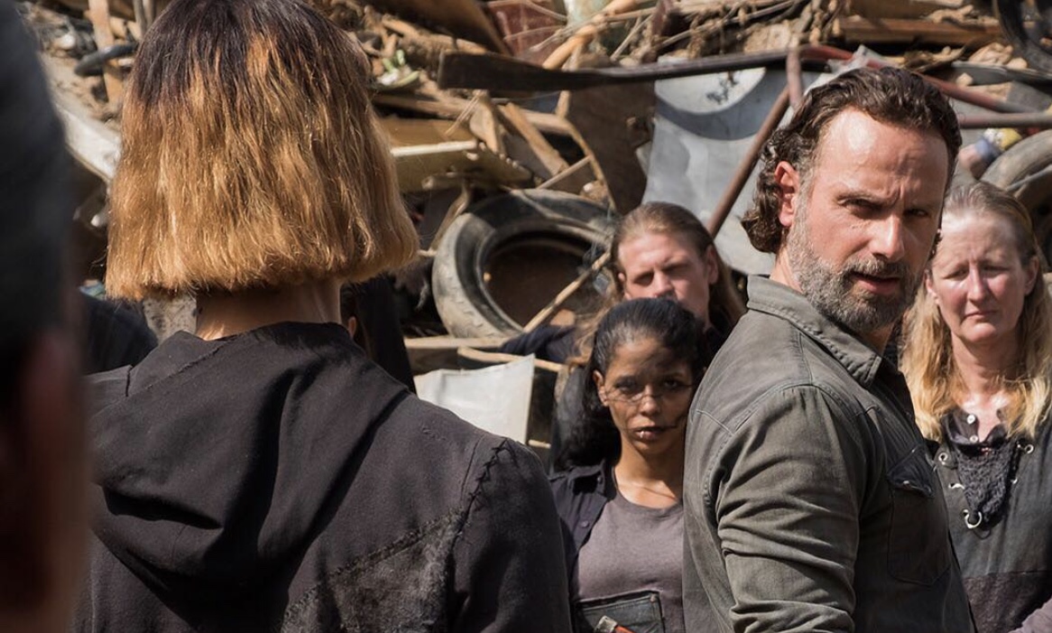 Rick Meets Someone New In The Walking Dead Promo Image